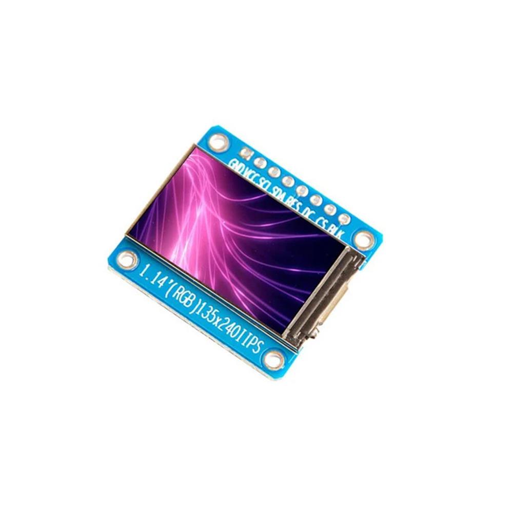 1.14″ 135×240 ST7789 IPS TFT LCD Ekran – SPI 8 Pin