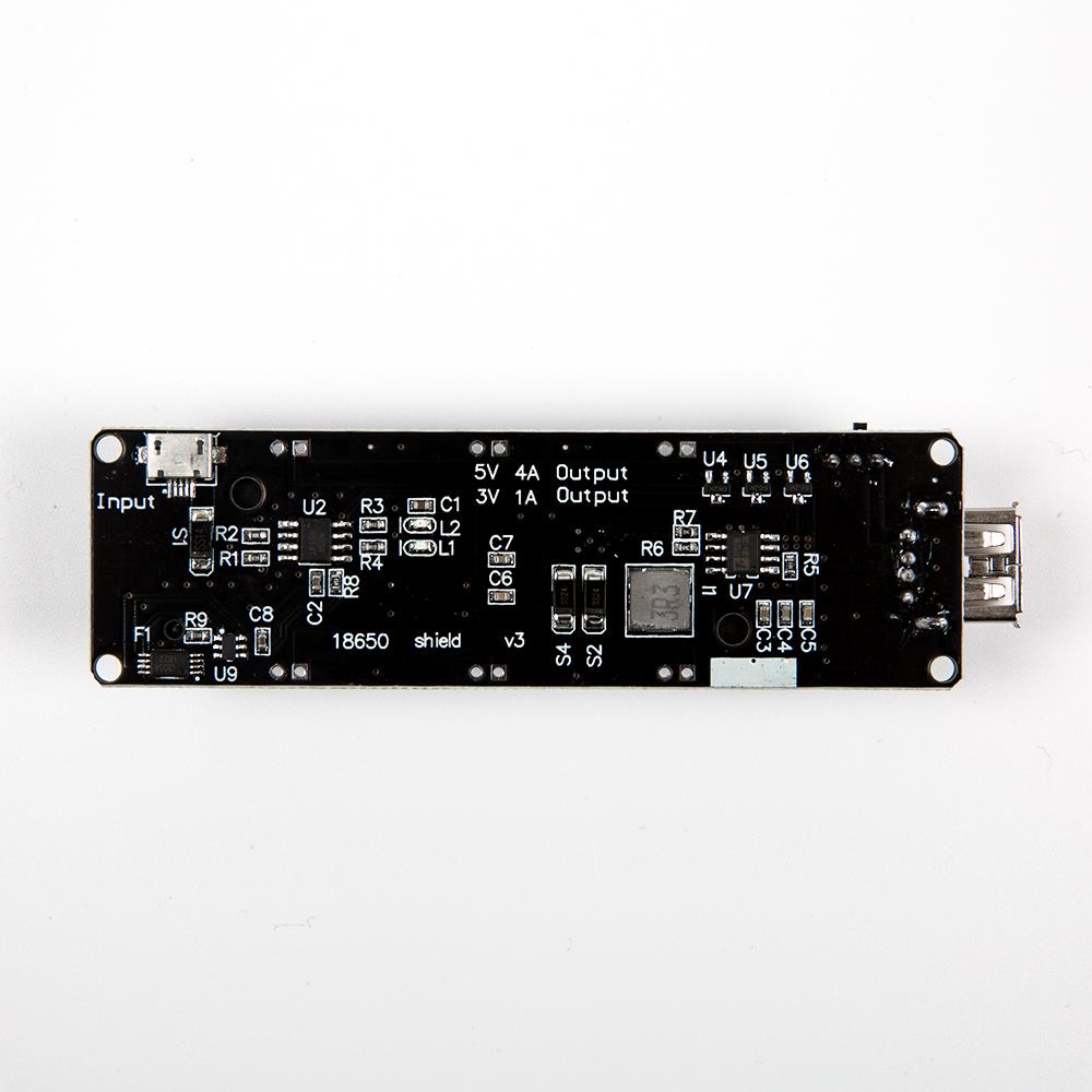 Arduino ve WEMOS ESP32 Uyumlu Mikro USB Lityum Batarya Şarj Shield - V3