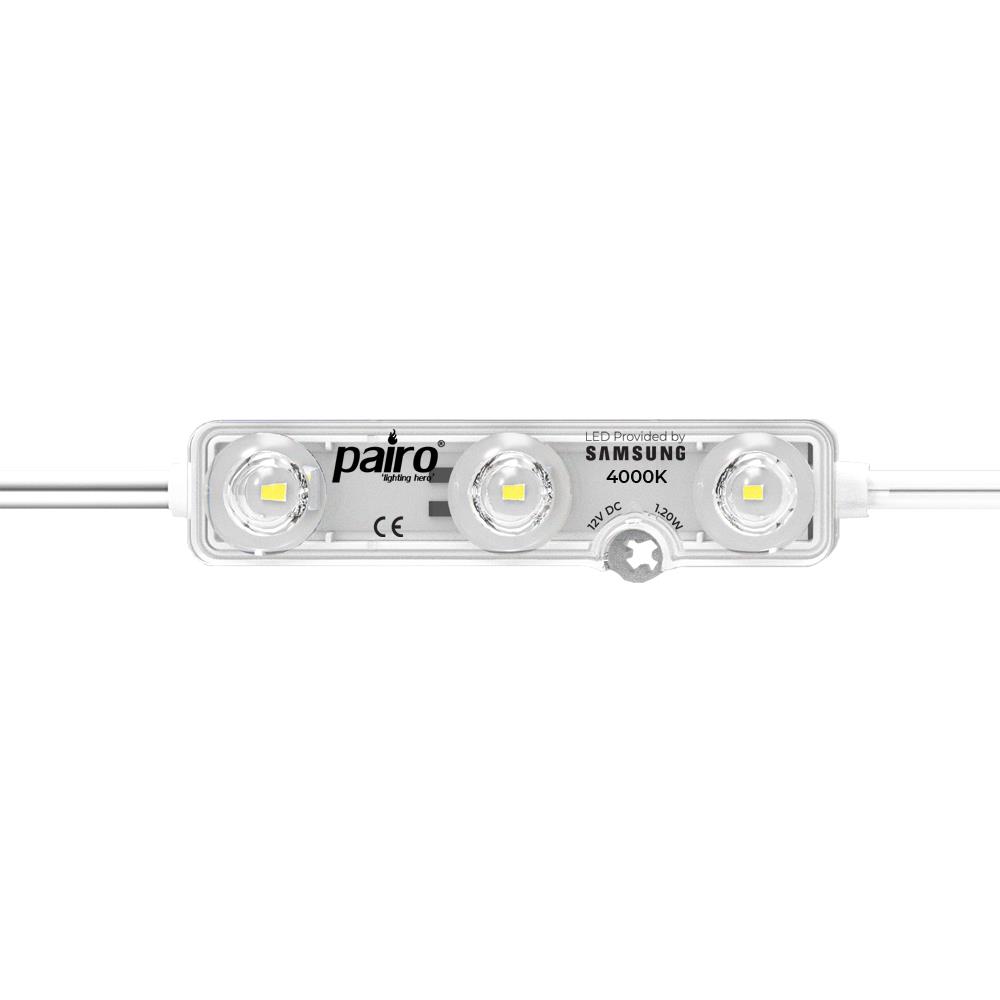 Pairo Signage Reklam Modülü ve Mercek Samsung Led Nötr Beyaz 4000K 1.2W ...