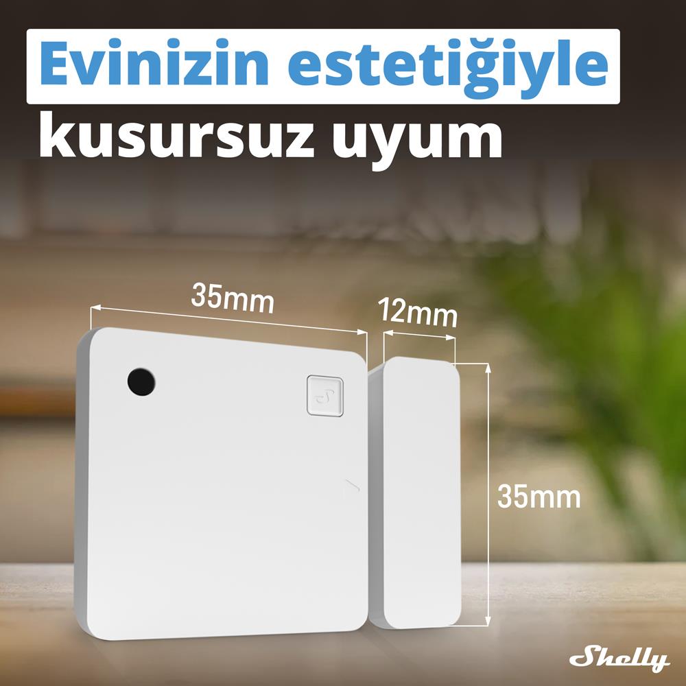 Shelly Akıllı Kapı/Pencere Sensör Seti