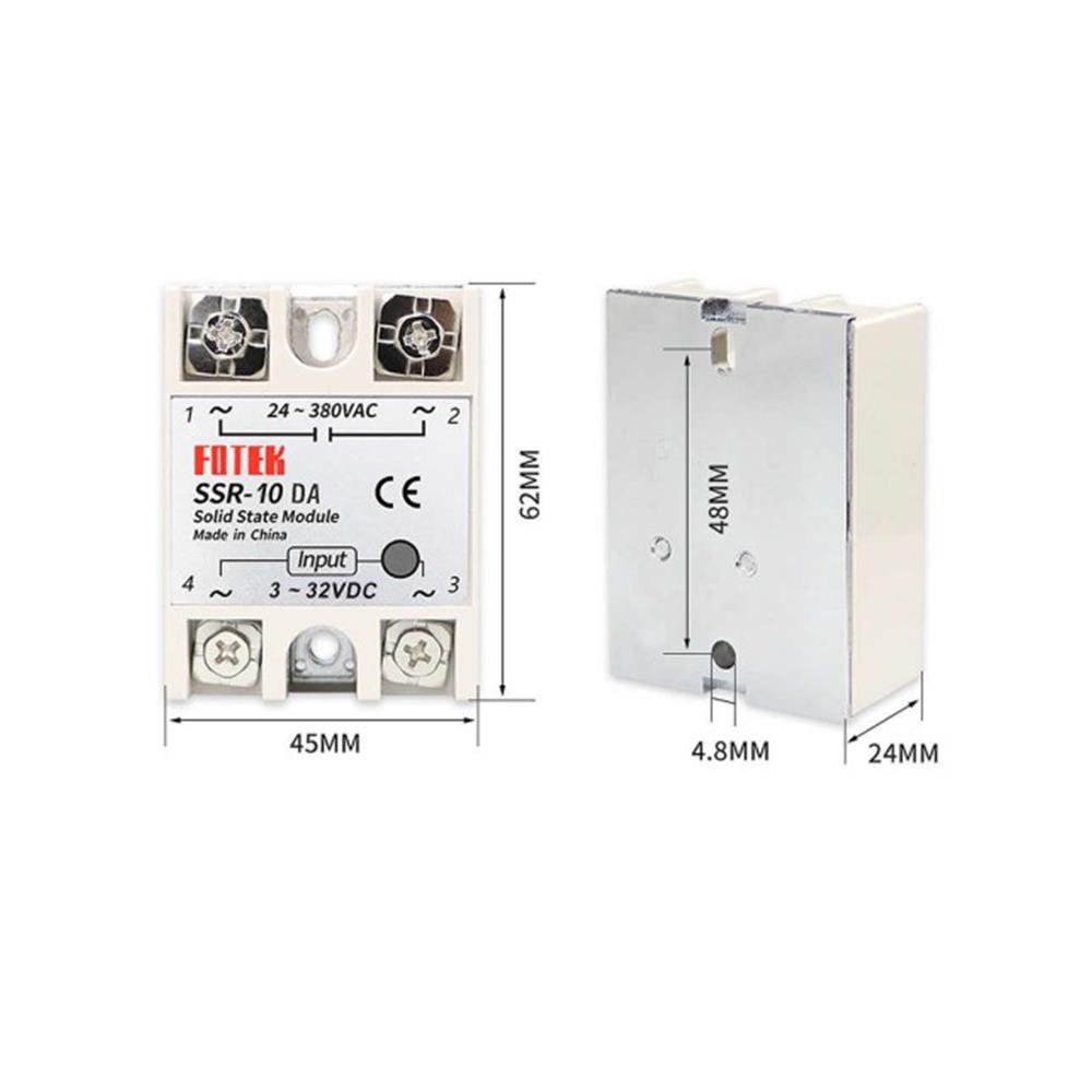SSR-10DA Solid State Röle 10A (Katı Hal Rölesi)