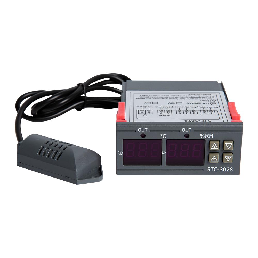 STC-3028 LCD Ekranlı Nem & Sıcaklık Kontrol Cihazı | 110-220V