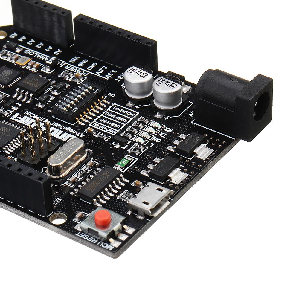 UNO+WiFi R3 ATmega328P ESP8266 CH340 Chip 32MB CH340G